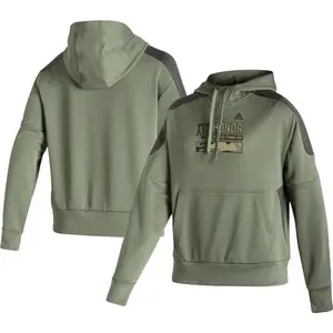 Adidas Texas A&m Aggies Salute To Service Military Appreciation Pullover Hoodie - Olive