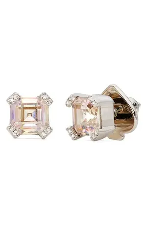 Kate Spade New York Kate Spade New York Stud Earrings Clear/ Silver.