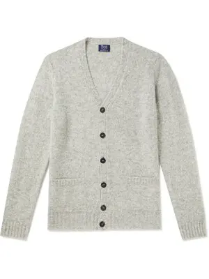William Lockie Shetland Wool Cardigan L
