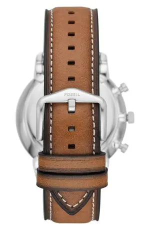 Fossil Neutra Chronograph Leather Strap Watch