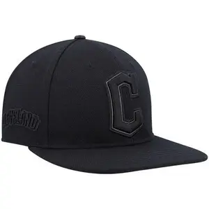 PRO STANDARD Cleveland Guardians Triple Wool Snapback Hat
