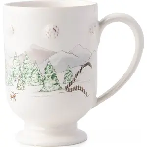 JULISKA Berry & Thread North Pole Ceramic Mug - Whitewash Multi