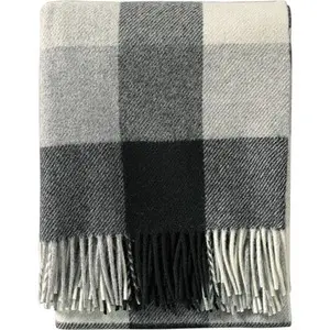 Pendleton Plaid Washable Wool Throw Ez-c Black/ivory