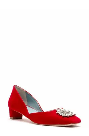 FRANCES VALENTINE Mccall D'orsay Pump - Red