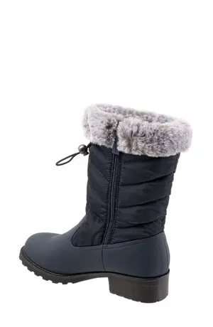 Trotters Bryce Faux Fur Trim Winter Boot