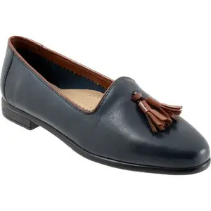 Trotters Liz Tassel Loafer - Navy