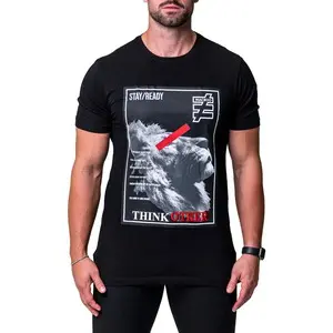 MACEOO Think Stretch Cotton Graphic Tee