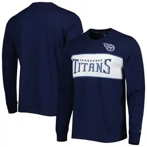 Tommy Hilfiger Tennessee Titans Peter Team Long Sleeve T-shirt - Navy