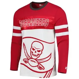STARTER White Tampa Bay Buccaneers Halftime Long Sleeve T-shirt