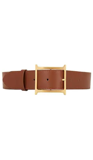HELSA Helsa Logo Leather Belt Brown