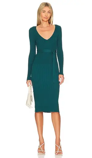 Long Sleeve Knit Midi Dresses