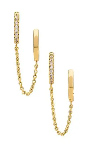 MIRANDA FRYE Elliot Double Hoop Earrings