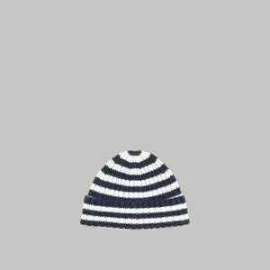 Everlane Cashmere Beanie - Bright Navy/bone