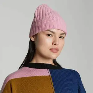Everlane Cashmere Beanie Bubblegum