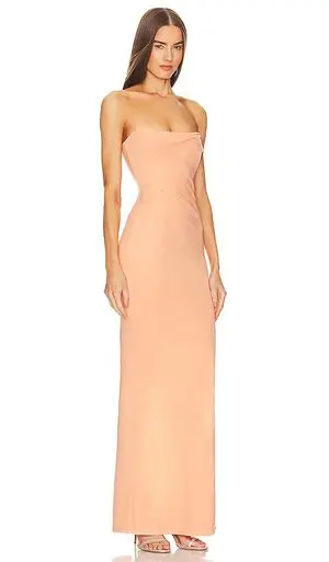 MICHAEL COSTELLO X Briggs Gown - Peach