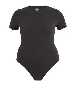 SKIMS Fits Everybody T-shirt Bodysuit - Black
