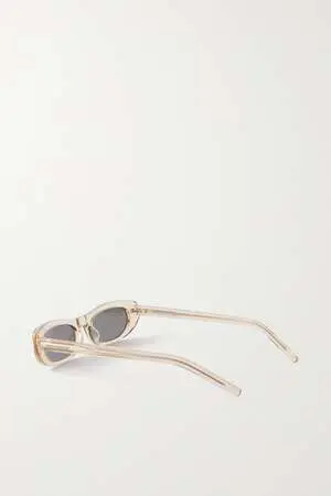 Saint Laurent Shade Oval-frame Sunglasses