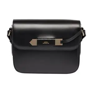 A.p.c. A.P.C. Charlotte Leather Shoulder Bag - Black