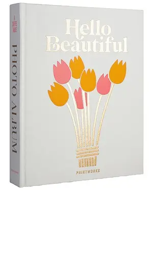 PRINTWORKS Printworks Hello Beautiful Photo Album In White. N,a