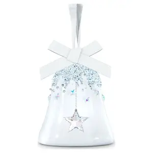 SWAROVSKI Bell Ornament - White