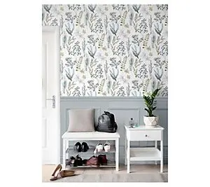 NEXTWALL Wild Garden Peel-and-stick Wallpaper