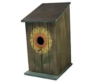 SANTA'S WORKSHOP Inc. 12' Sunflower Birdhouse - One-color