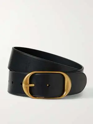 NILI LOTAN Leather Belt - Black