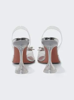 Amina Muaddi Rosie Glass Slingback Pumps