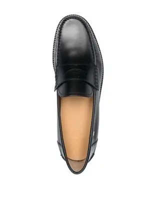 Bally Calf-leather Apron-toe Loafers