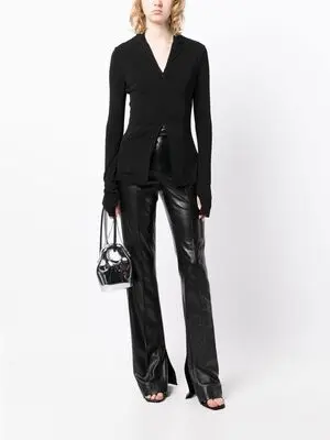 Helmut Lang Blazer-style Zip-up Top