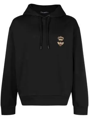 Dolce & Gabbana Embroidered Cotton Hoodie