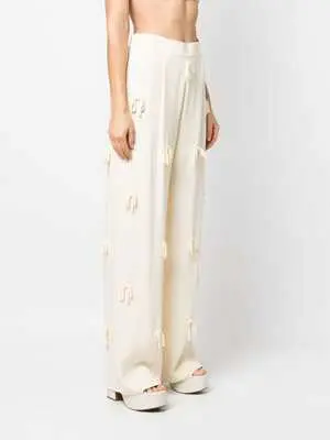 Viktor & Rolf Bow Detailing Wide Leg Trousers