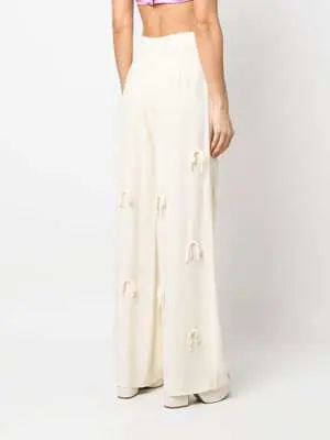 Viktor & Rolf Bow Detailing Wide Leg Trousers