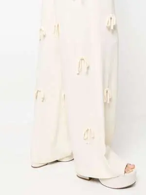 Viktor & Rolf Bow Detailing Wide Leg Trousers
