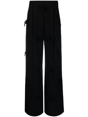Viktor & Rolf Black Wash Pants For Women