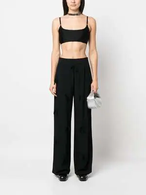 Viktor & Rolf Bow Detailing Wide Leg Trousers