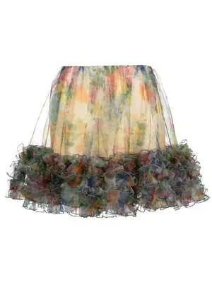 Viktor & Rolf Blooming Summer Frill Mini Skirt