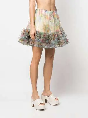 Viktor & Rolf Blooming Summer Frill Mini Skirt