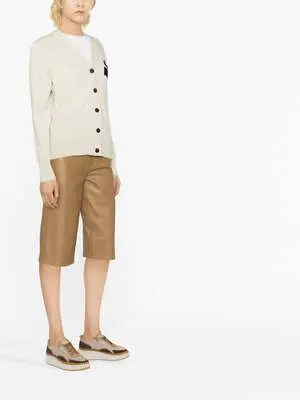 MARANT ETOILE Karin Logo-intarsia Cardigan