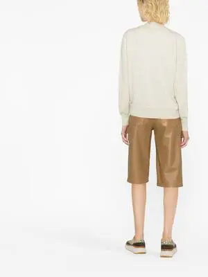 MARANT ETOILE Karin Logo-intarsia Cardigan