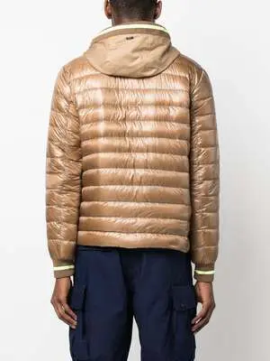 Herno Drawstring Hooded Down Jacket