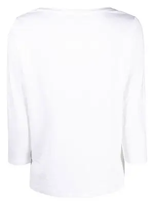 Majestic Filatures Crop-sleeve T-shirt