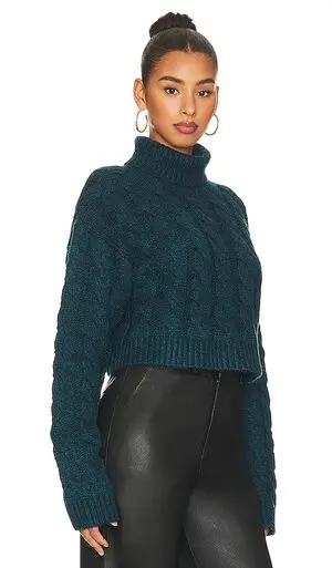 ATOIR Harper Knit Sweater In In Teal