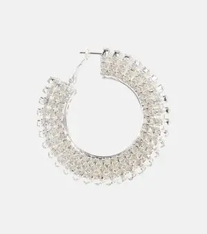 Magda Butrym Crystal-embellished Hoop Earrings