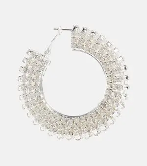 Magda Butrym Crystal-embellished Hoop Earrings