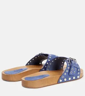 Isabel Marant Jaso Embellished Leather Sandals