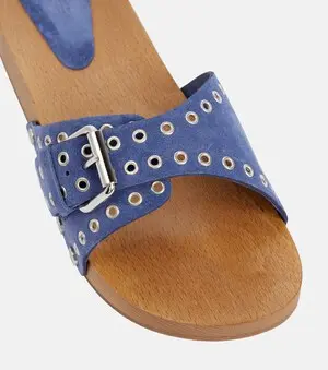 Isabel Marant Jaso Embellished Leather Sandals