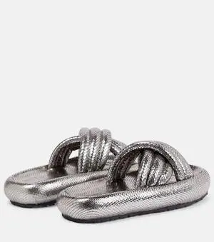 Isabel Marant Étoile Niloo Snake-effect Leather Sandals