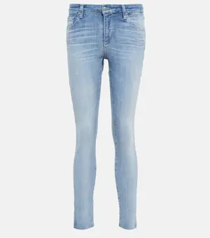 Ag Split Cuff Skinny Jeans