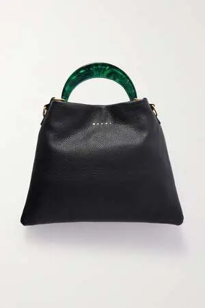 Marni Venice Small Textured-leather Tote